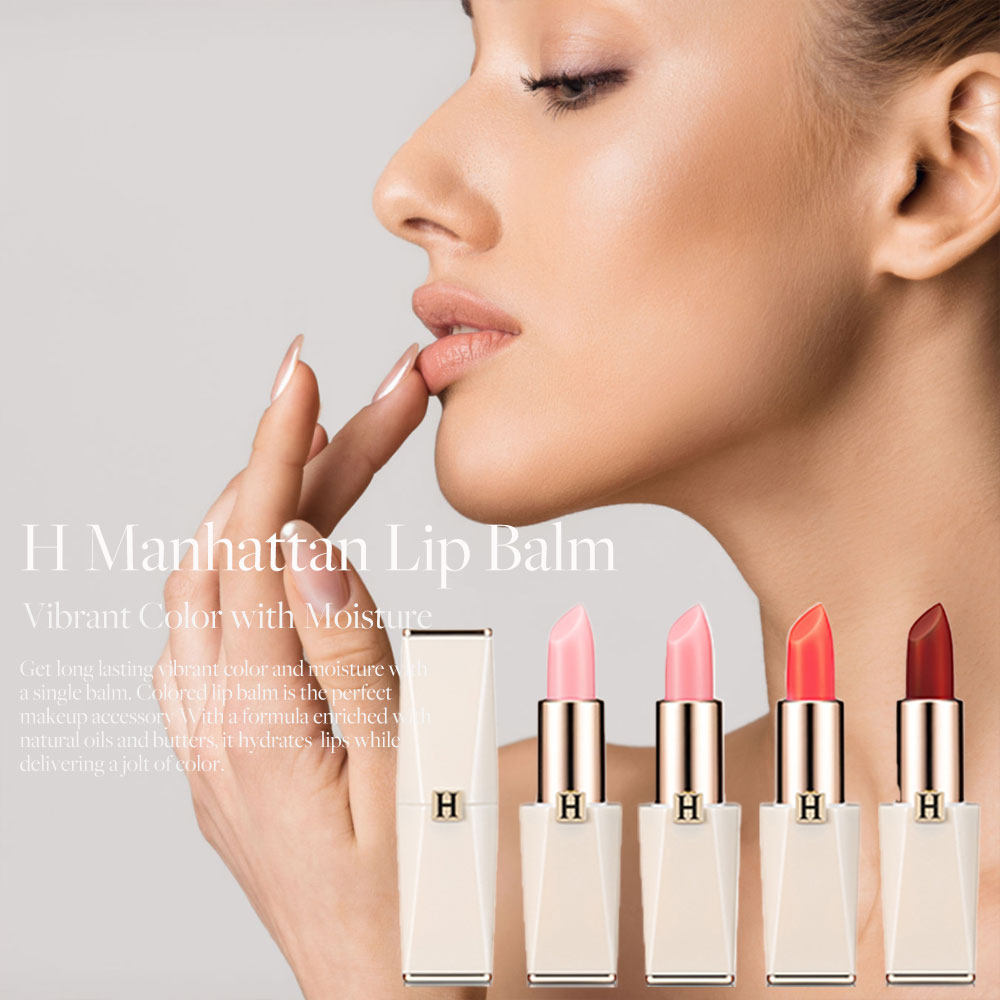 HC LAB'S H Manhattan Tint Color Lip Balm Natural Honey Lipbalm 3.2g Lip ...
