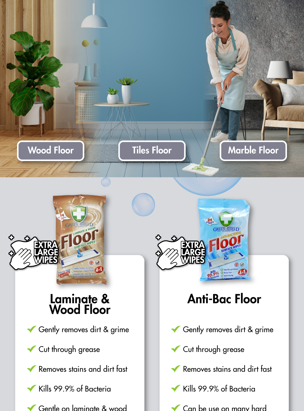 [HOUZE] Greenshield - Cleaning Wipes Collection - Made In UK | Top Seller | Multiple Types ...