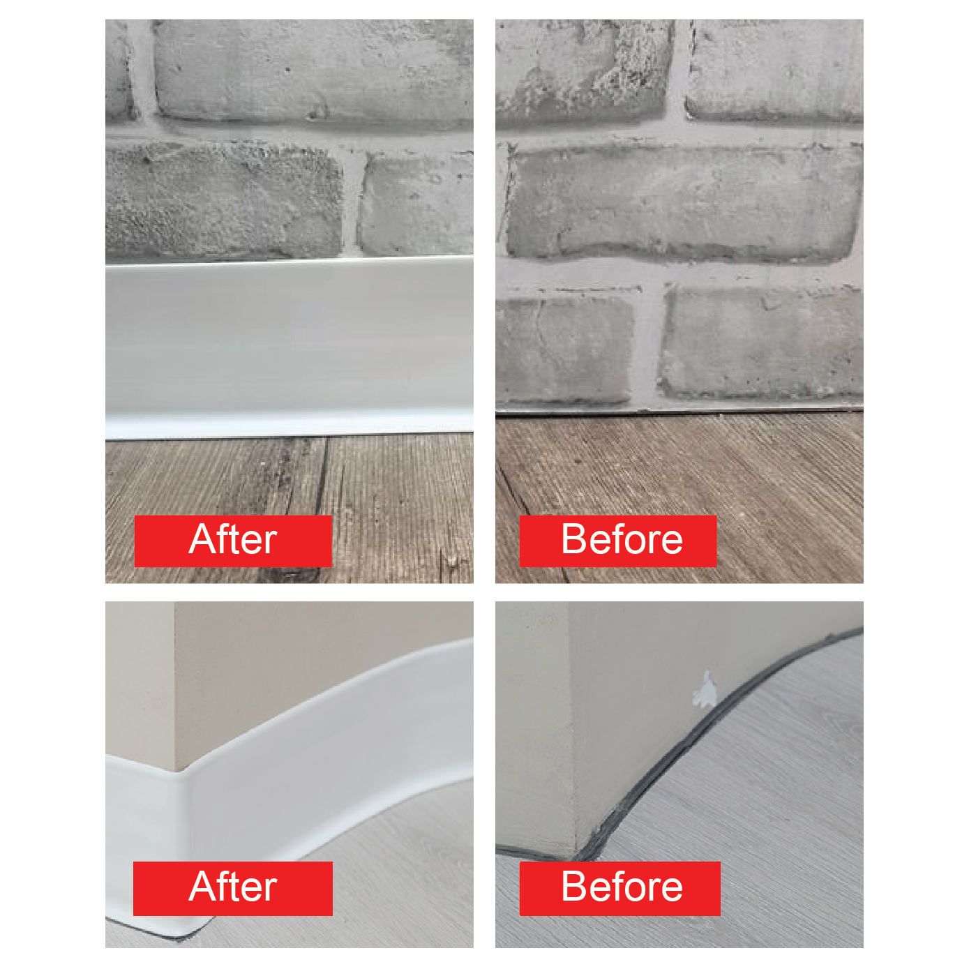 Vinyl PVC Closing Edge Closing Strip Flooring Ending Trimming Finishing ...