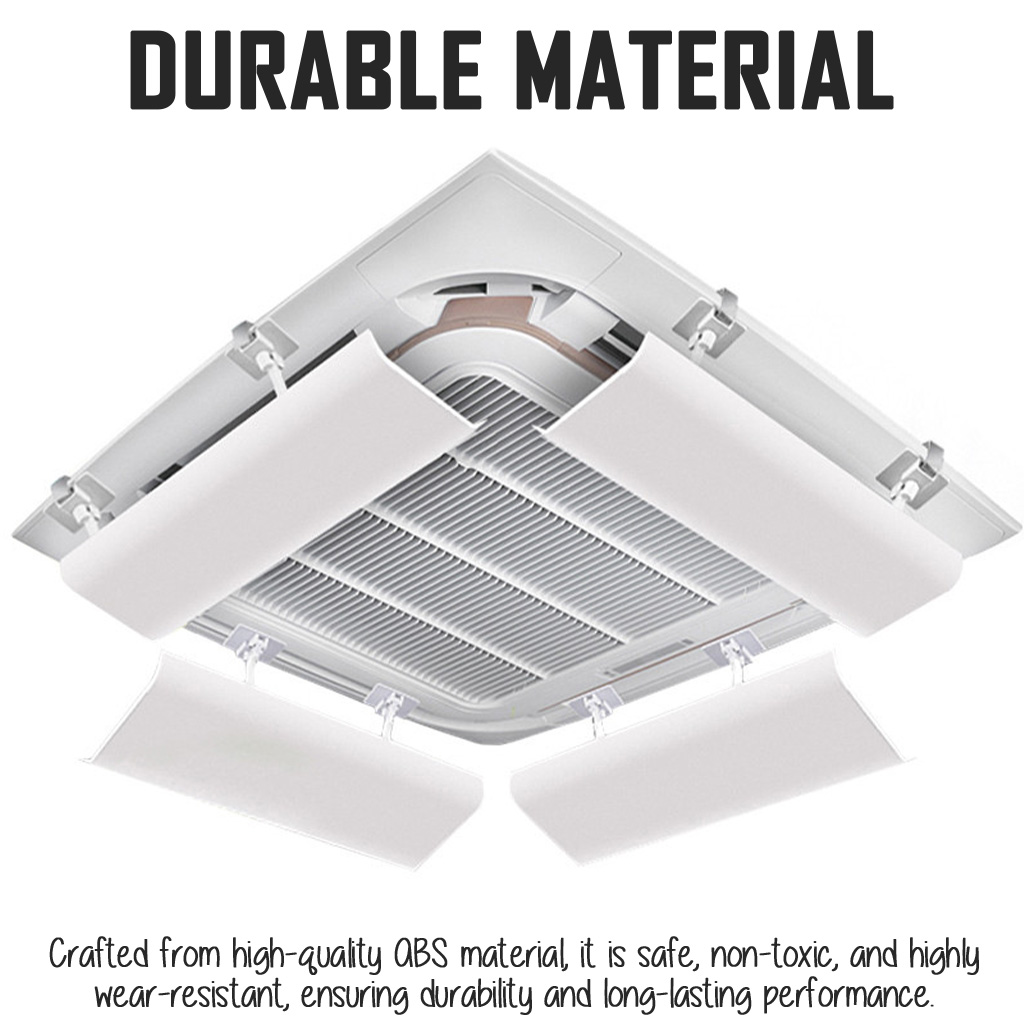 SG Central Aircon Cassette Wind Deflector Ceiling Air Conditioner Unit ...