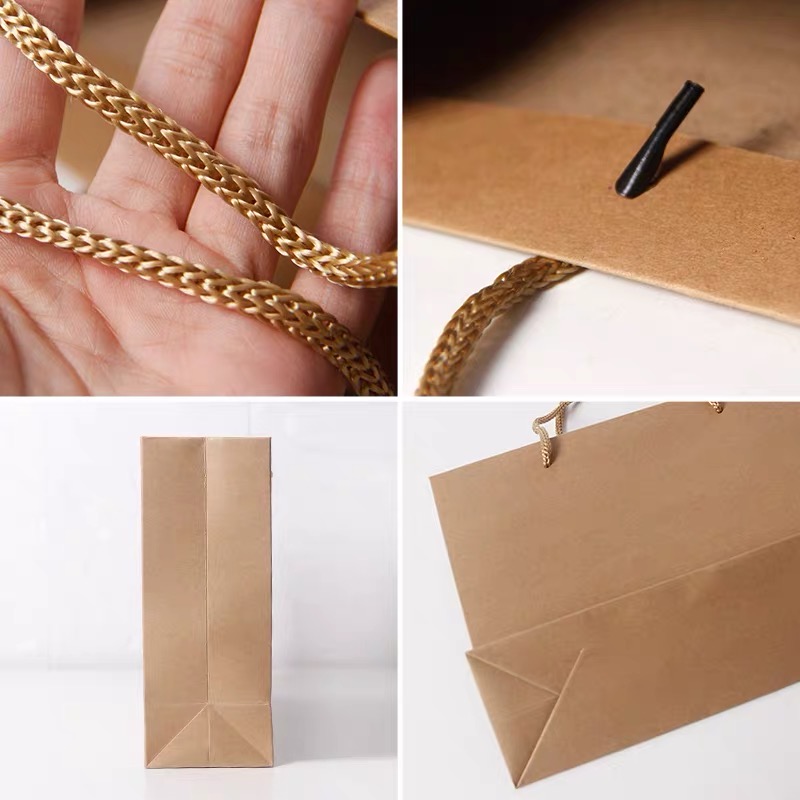 Kraft Rope Paper Bag Festival xmas christmas CNY Chinese New Year Kraft ...