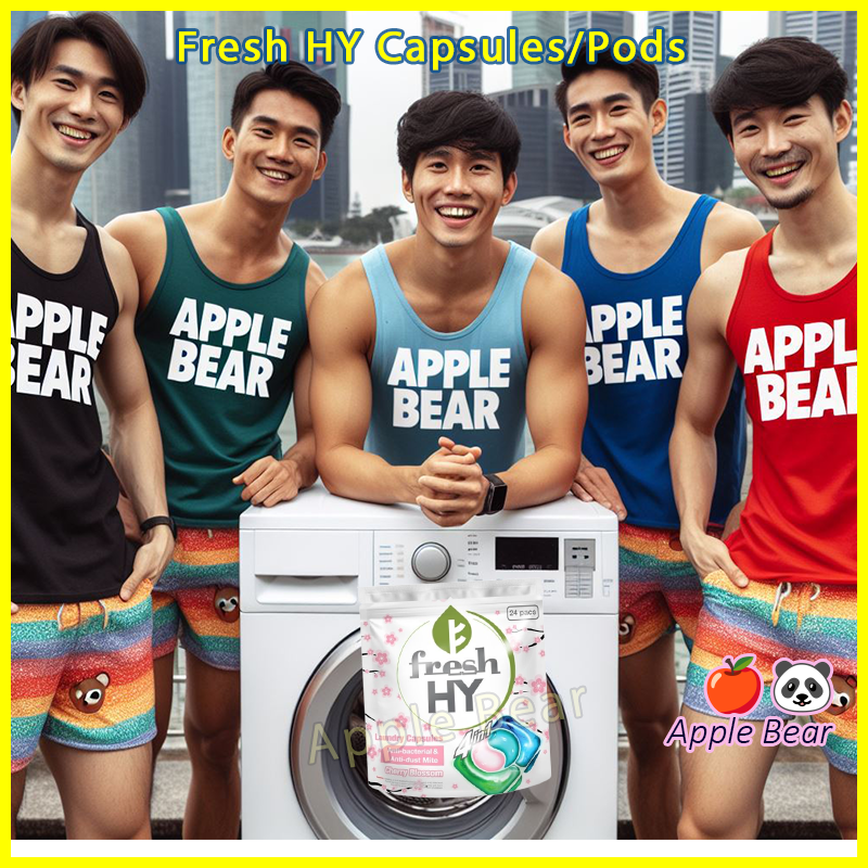 Min.4 Fresh HY x Fab Pods Laundry Capsule Detergent Cherry Sakura ...