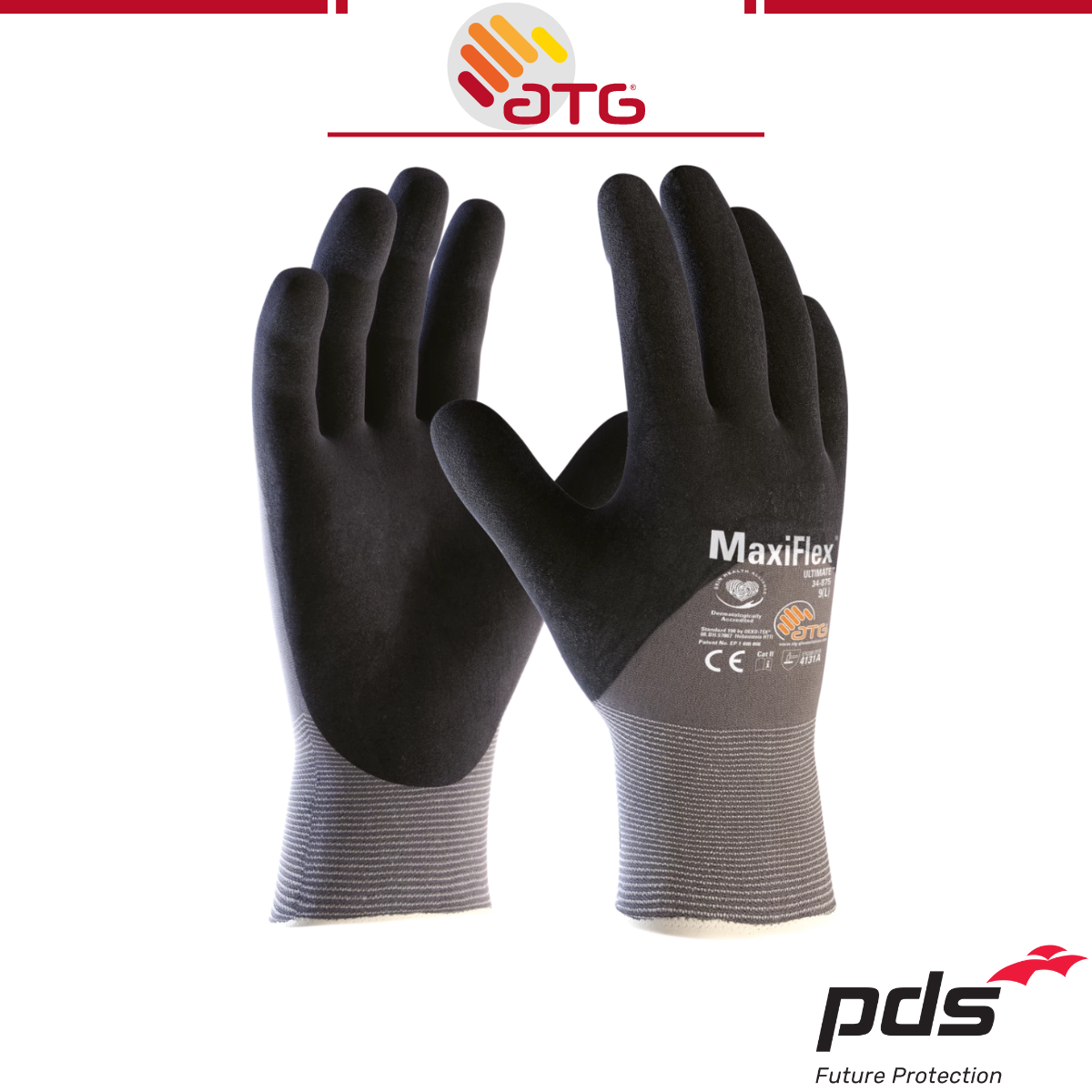 ATG 34-875/34-874 MaxiFlex Ultimate Touchscreen Compatible Palm Coated ...