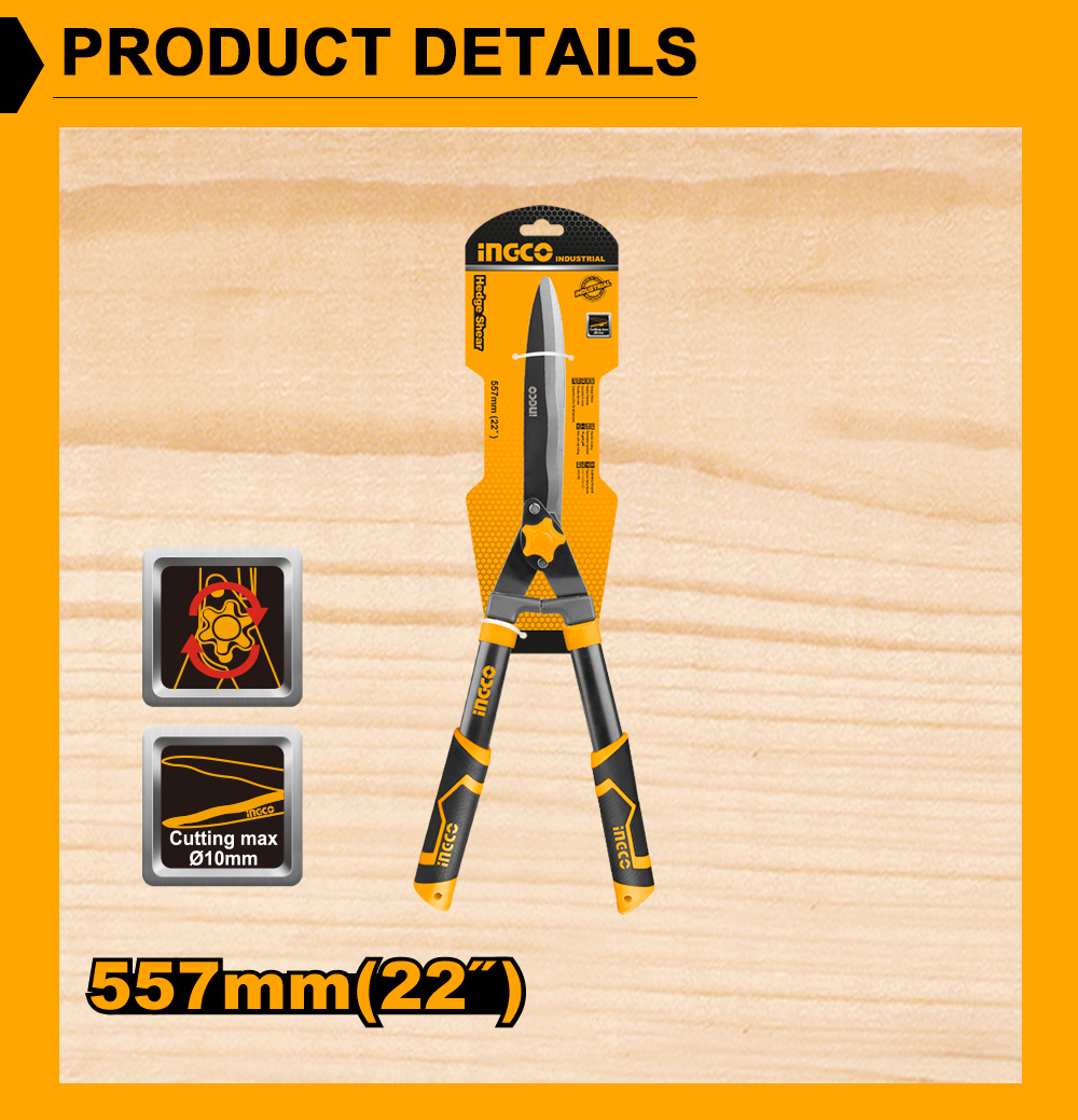 INGCO Hedge Shear with Heat Treatment Blade HHS6301 | Shopee Singapore