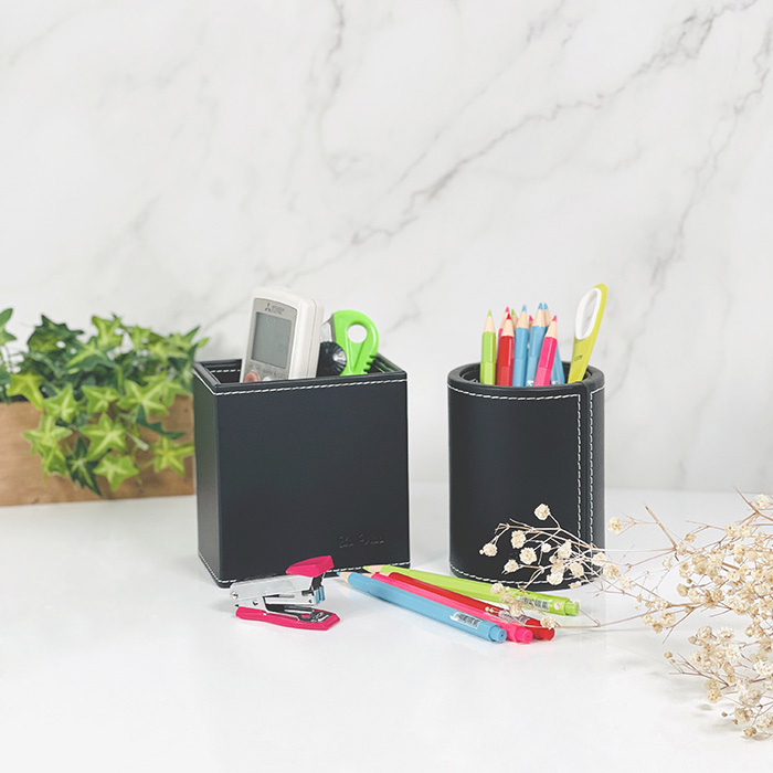[SG Stock] La Vida Faux Leather Pen Holder | Desktop Organiser | Home ...
