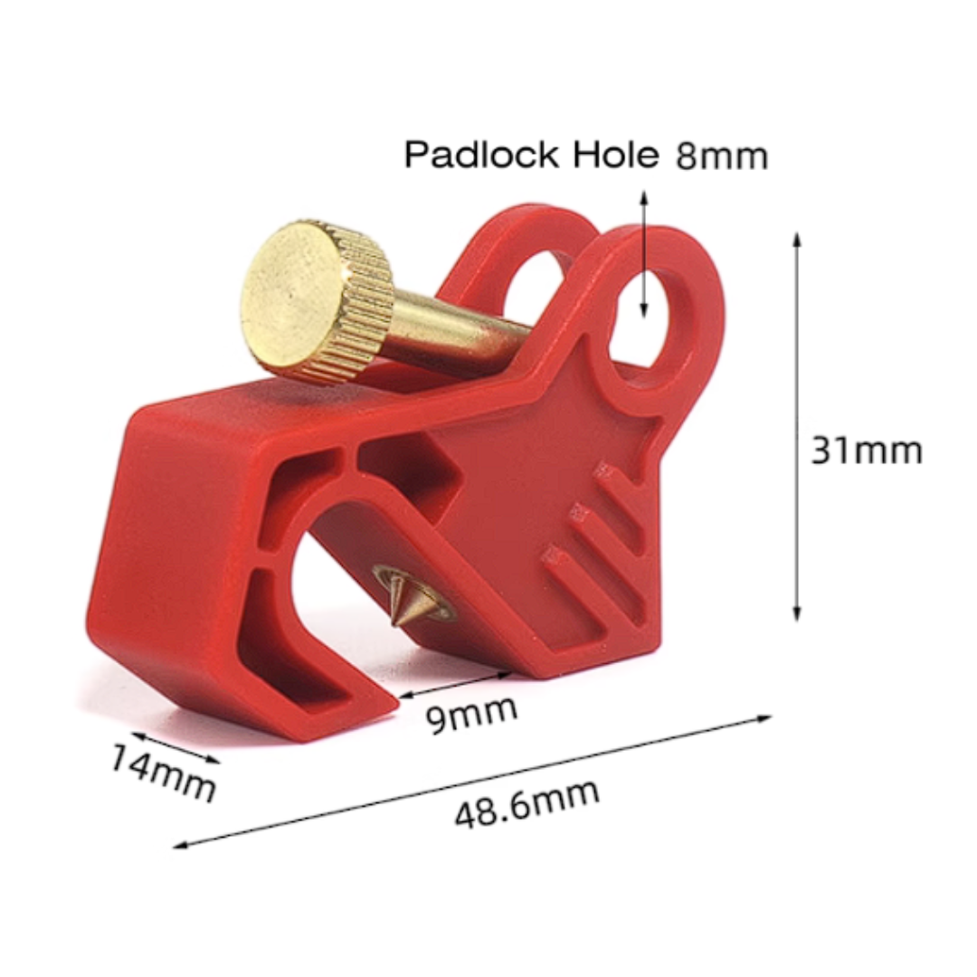 LOCK OUT HASPS STEEL JAW WITH VINYL COATED HANDLE / PADLOCK / TAGS ...