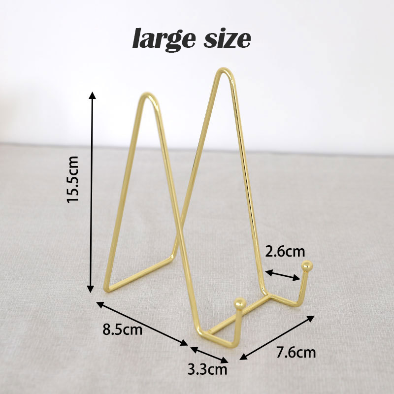 【SG】Iron Art Display Stand Plate Stands Metal Picture Frame Holder ...