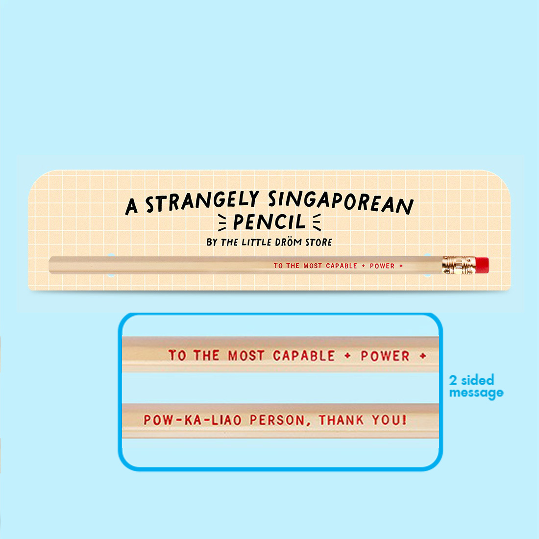 Singapore Gift Souvenir Singlish Pencil – (10 designs) Thanks / Thank ...