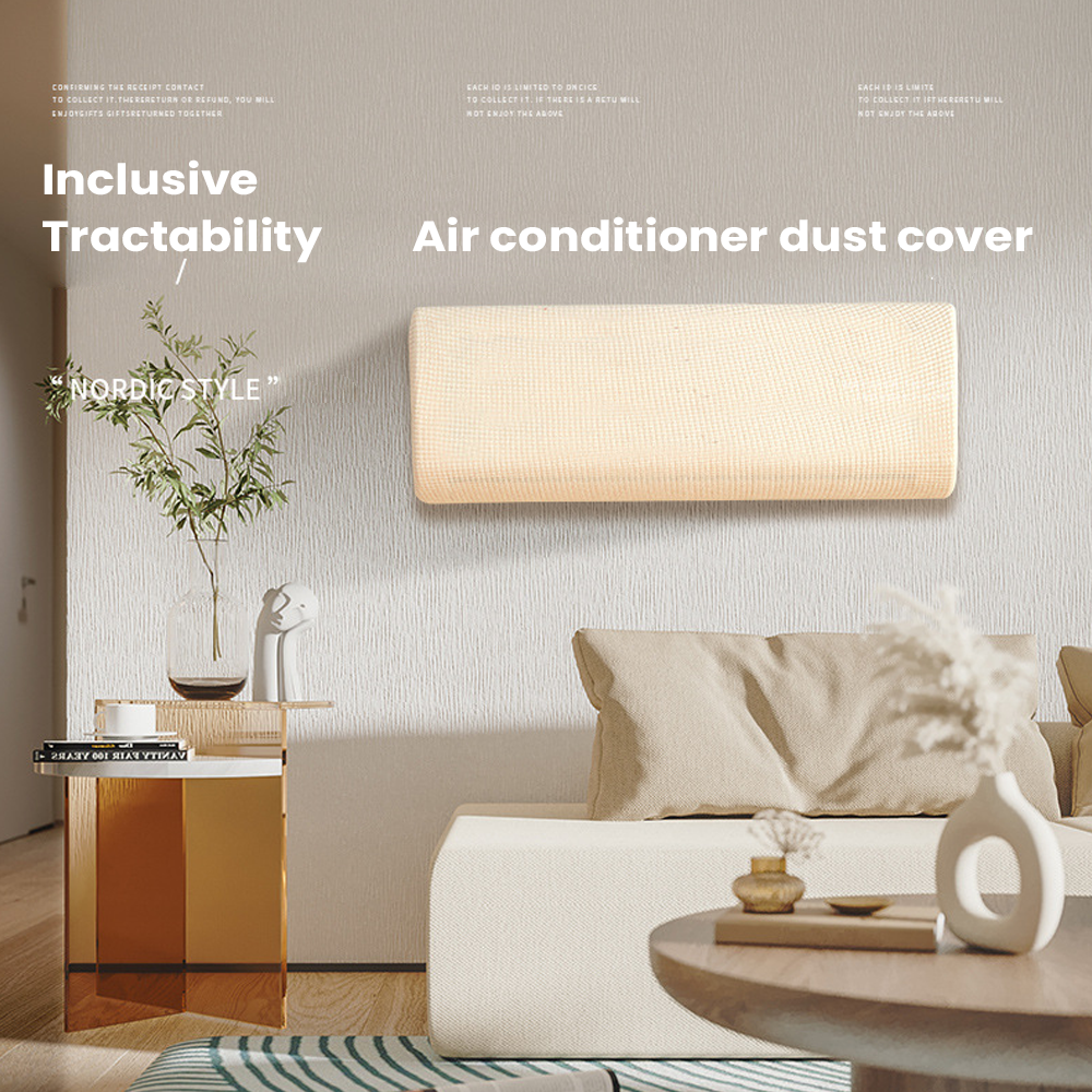 [SG] Air Conditioner Protective Dust Cover Elasticity Anti-dust Solid ...