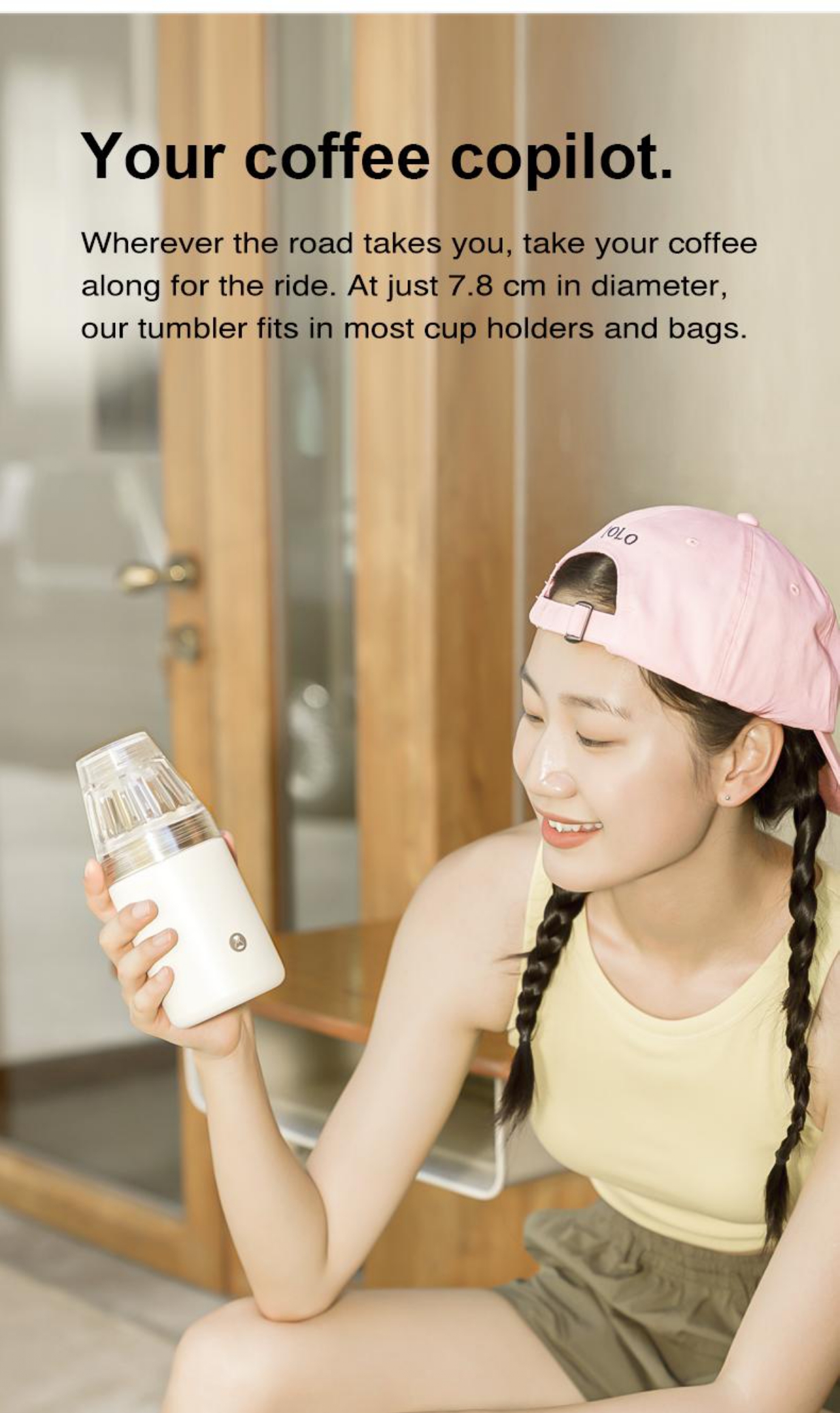 Outdoor Coffee Filter Mug Travelling Hand Brewed Coffee All-In-One Mug ...