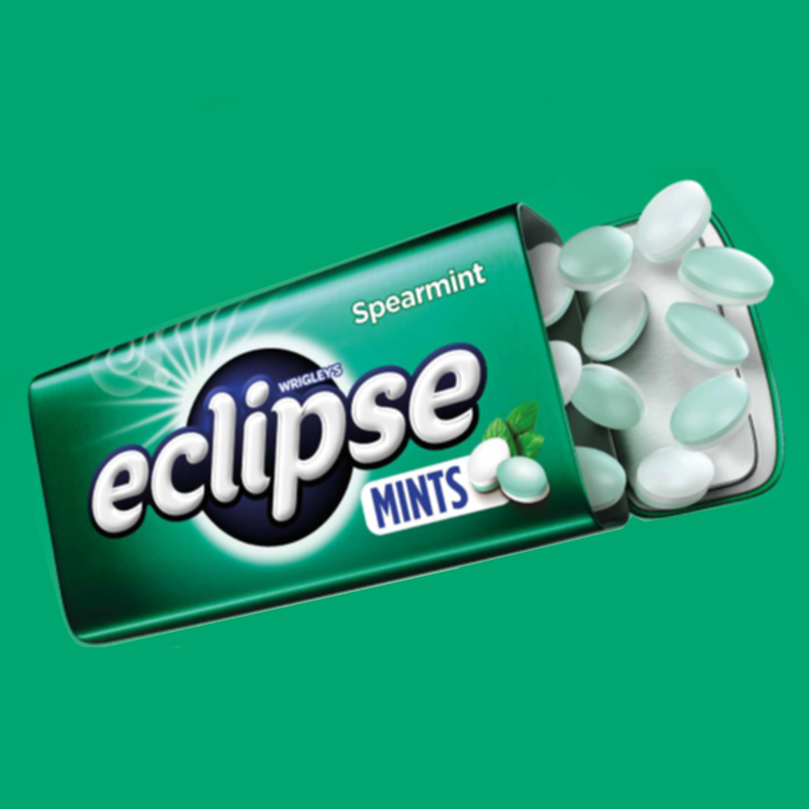 [Bundle of 8 Tins] Eclipse Peppermint / Spearmint Sugar Free Mints ...