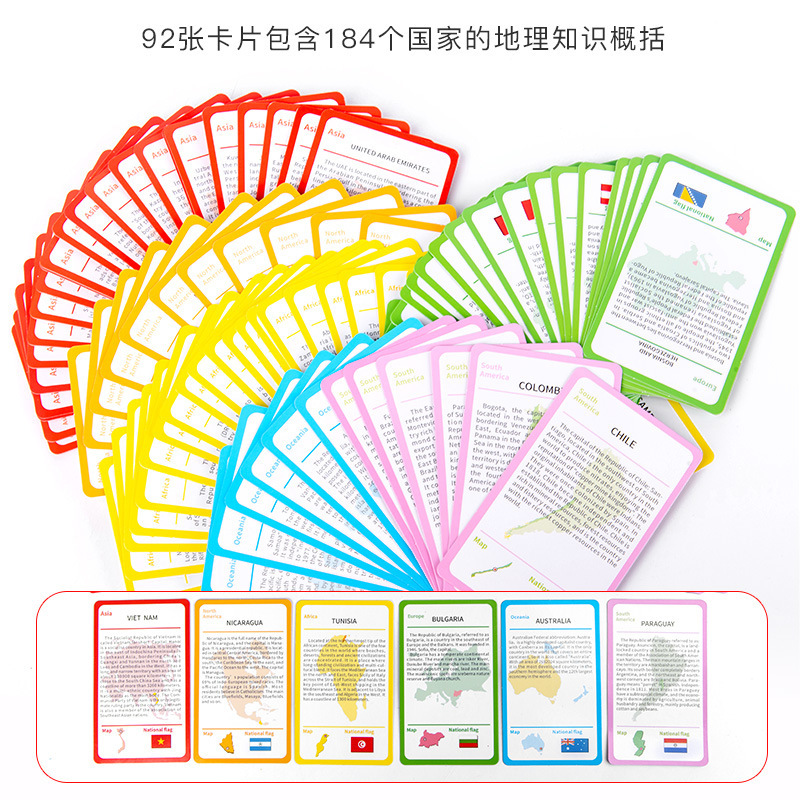 【MQLITTLESHOP】Wooden Magnetic World Map Learning Tool Education World ...