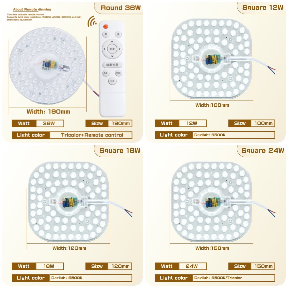 [Local Stock]LED Ceiling Light replacement Magnetic led light module ...