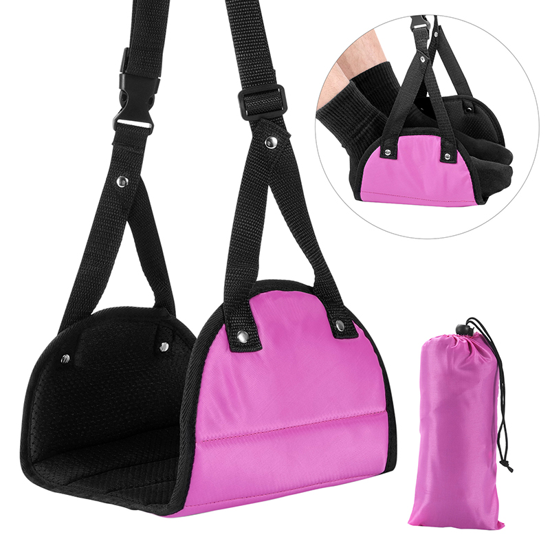 Portable Travel Airplane Hammock flight leg rest Chair Office Outdoor ...