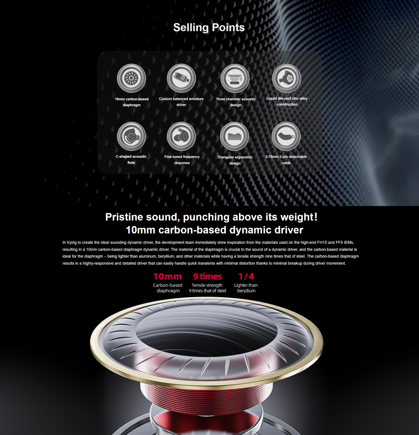 FiiO FH11 (1 Balanced Armatures + 1 Dynamic Driver) Hybrid In-Ear ...