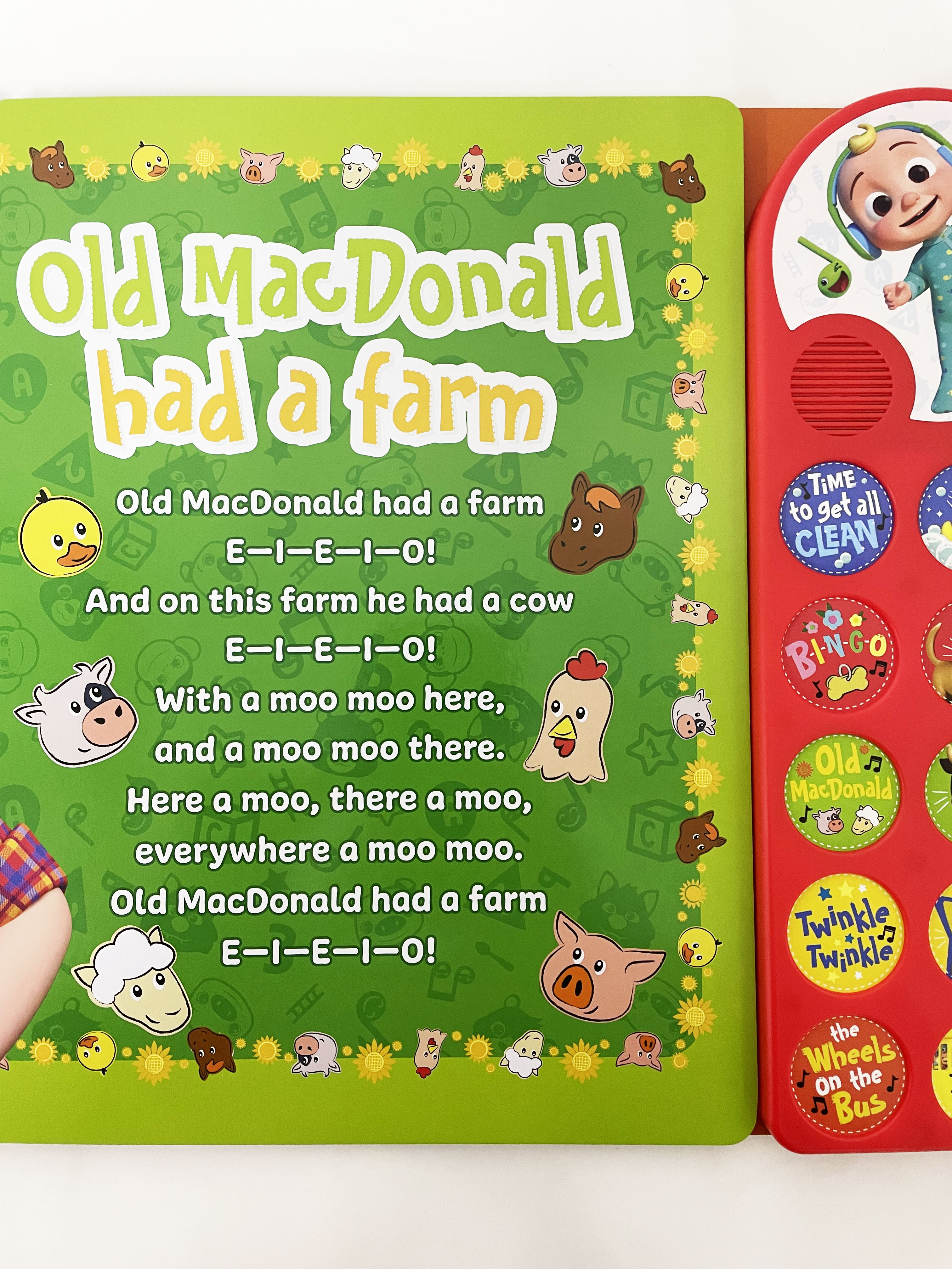 Cocomelon First Nursery Rhymes Sound Book For Kids With 10 Buttons ...