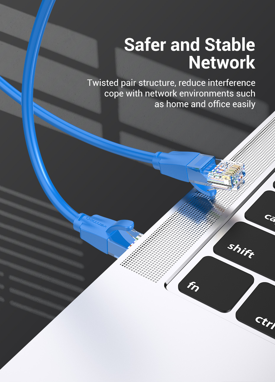 Vention CAT6 Ethernet Cable Cat 6 High Speed Gigabit RJ45 UTP Patch ...