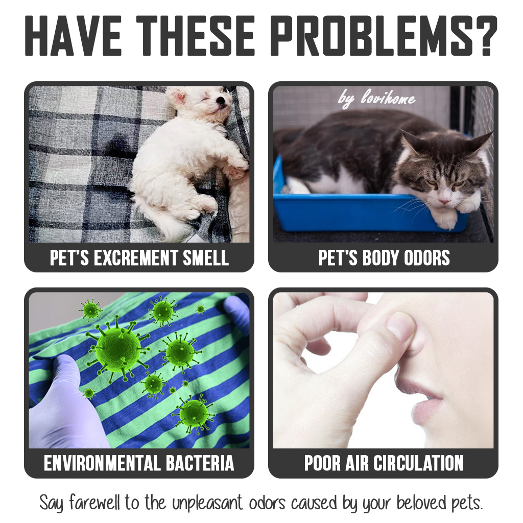 SG Pet Deodorant Spray/ Pet Anti Bacteria Odour Remover Spray/ Pet ...