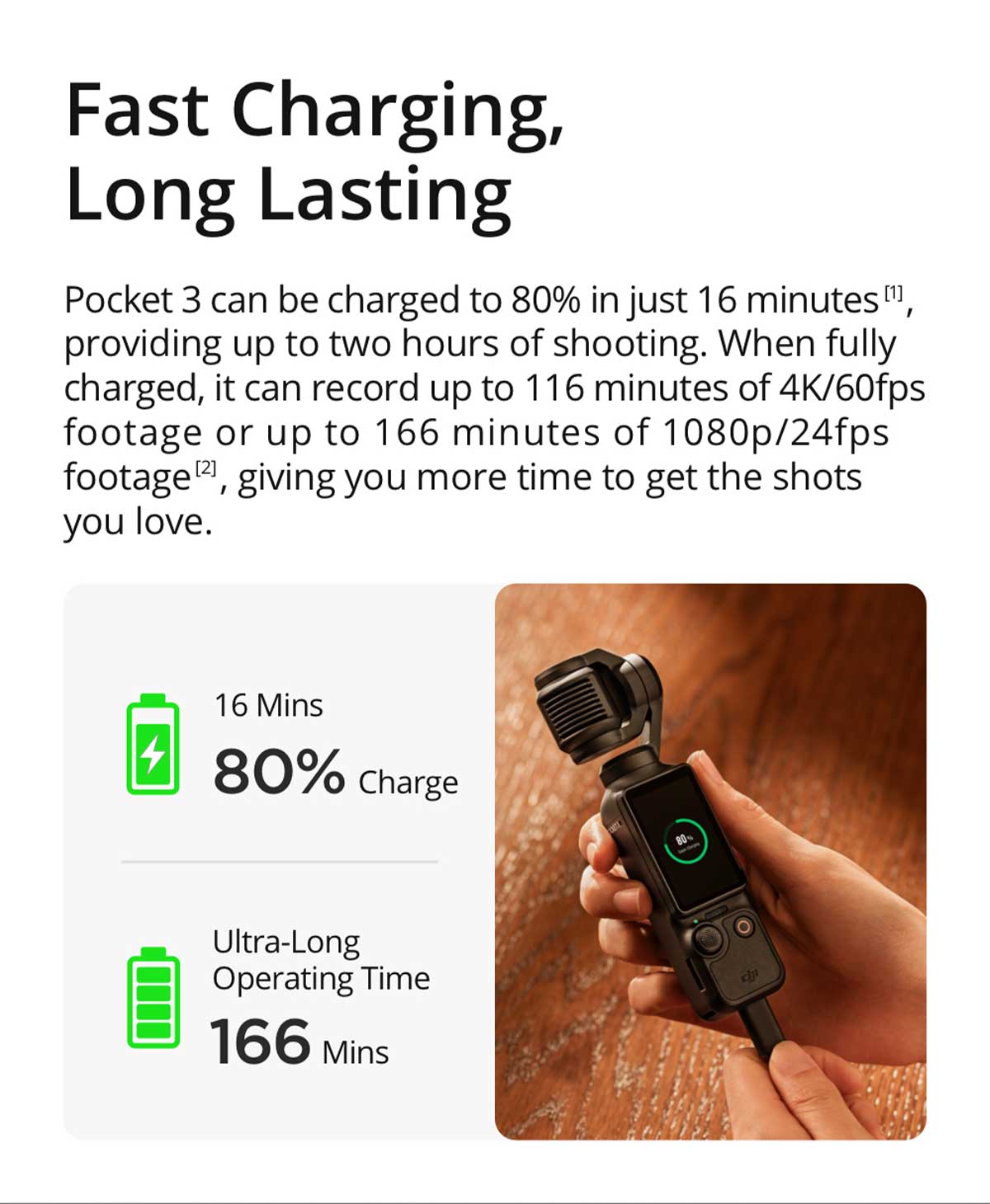 DJI Osmo Pocket 3 - Handheld | Pocket-Sized, Quick, Stable, Accurate ...