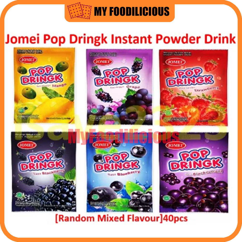 Jomei Pop Dringk Instant Powder DrinkBlueberry Blackcurrant Mango Grape ...