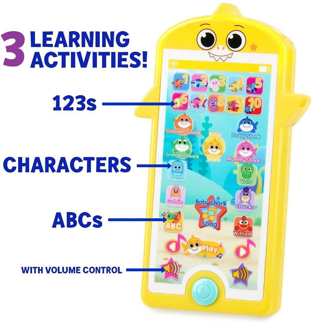 Authentic Nickelodeon Baby Shark's Big Show! Mini Tablet for Kids 123 ...
