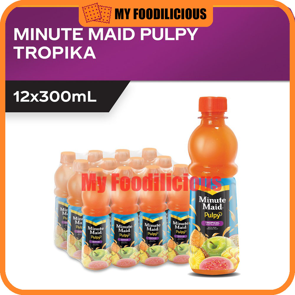 Minute Maid Pulpy Juice Drink - Orange/Tropical 12x300ML/12x1.5L ...