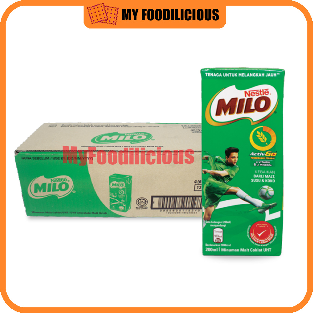 Nestle Milo Packet Drink 24 x 200ml | Shopee Singapore