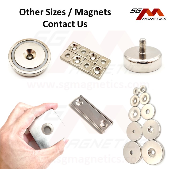 10x3-3mm Magnet Countersunk- OD10 x Thk3mm - ID3mm N35 Neodymium Screw ...