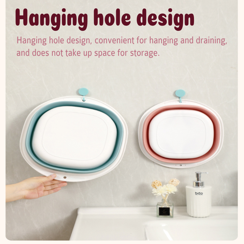 Plastic Foldable Washing Basin Hangable Portable Wash Basins Multi ...
