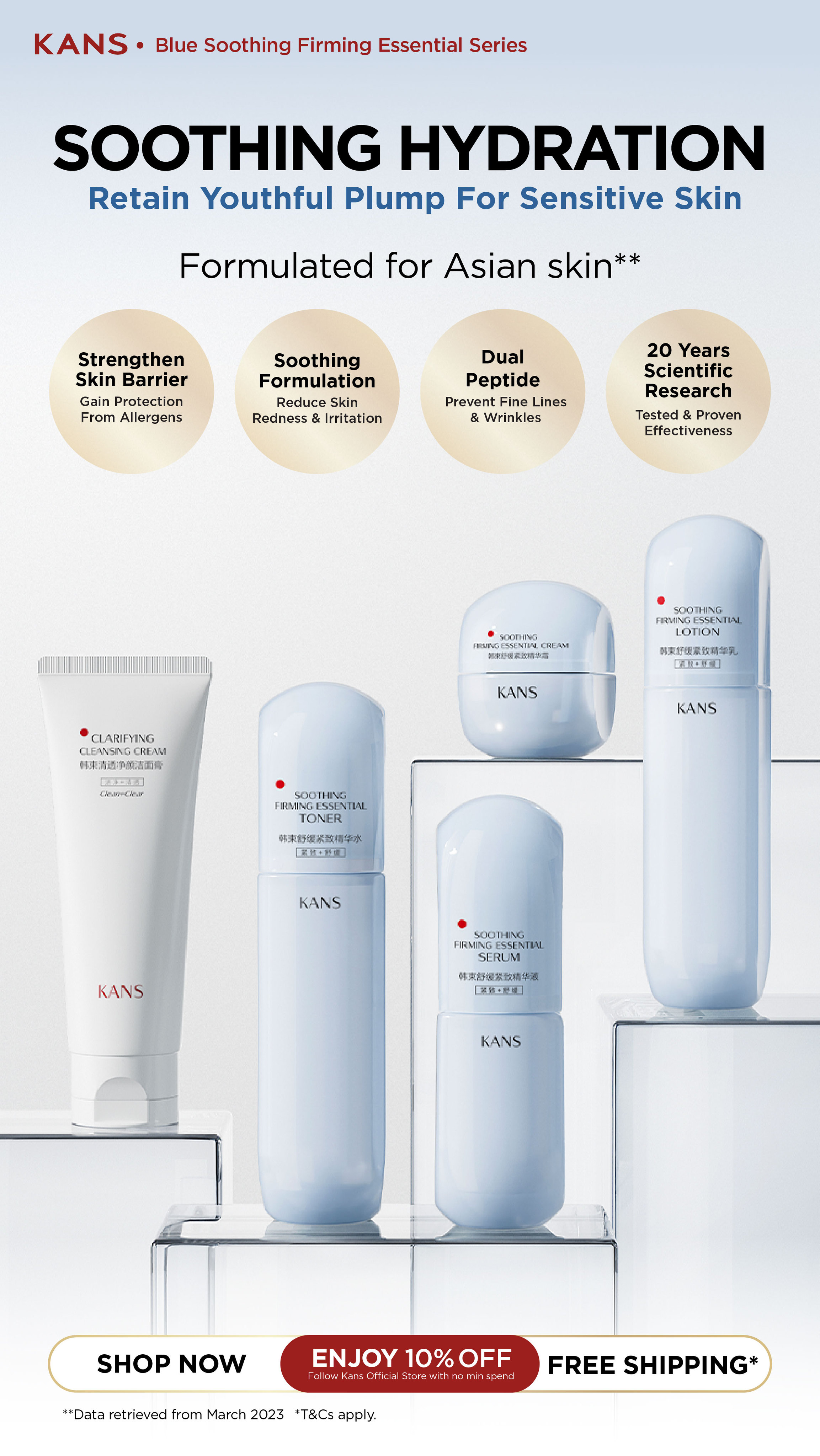 KANS 韩束 Anti-Aging Series 姜十七推荐 Deep Hydration Toner |Anti-Wrinkle ...