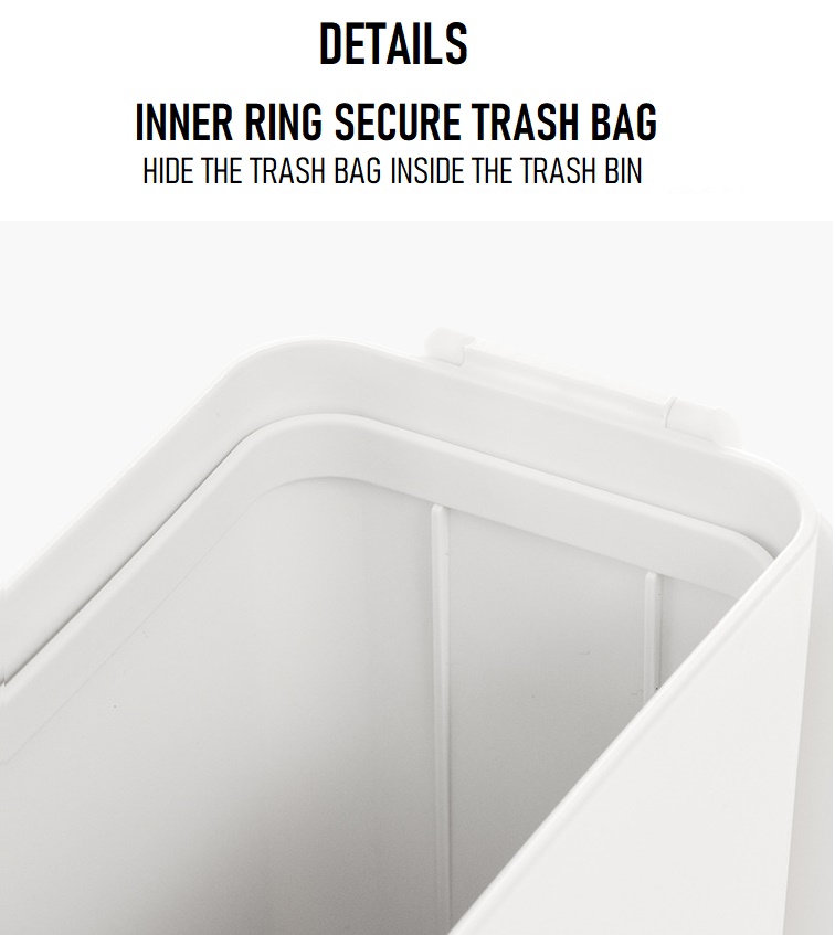 Mini Desktop Trash Bin with Flip Lid Trash Can Dustbin | Shopee Singapore