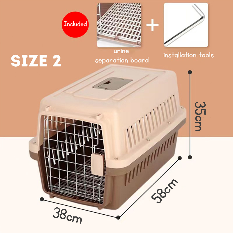 Travel Pet Carrier Pet Air Box Cats Dogs Airline Pet Crate Portable ...