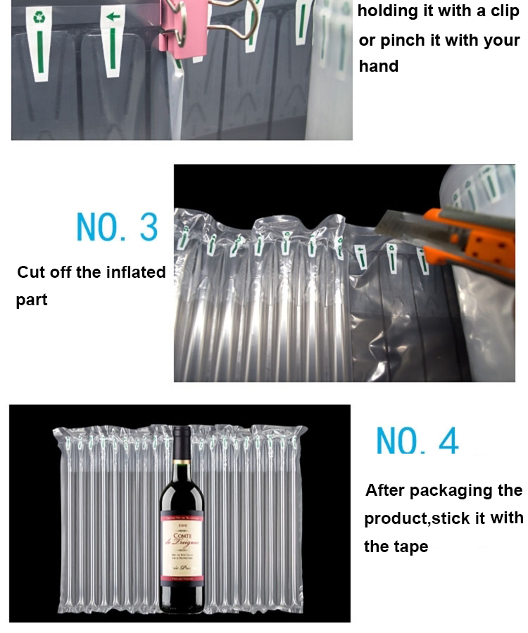 50meters Inflatable Air Column packaging Roll Air Column Bag Protective ...