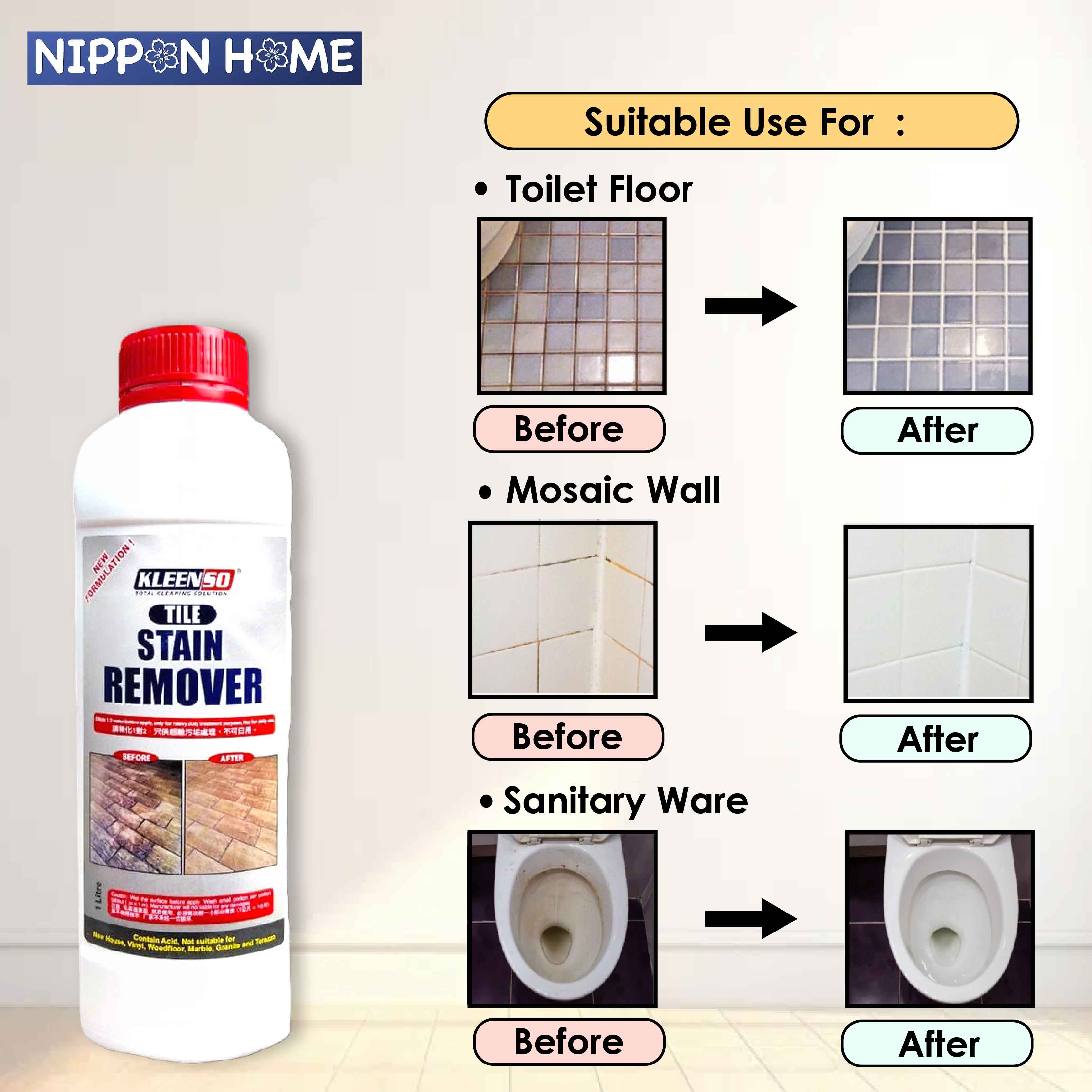 [ Household ] KLEENSO Tile Stain Remover 1 Litre | Shopee Singapore