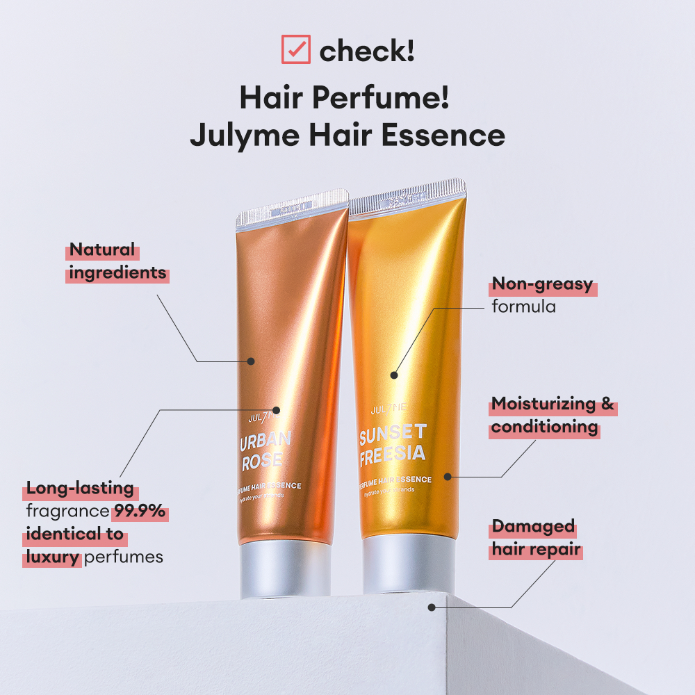[JULYME] Perfume Hair Essence 80ml [Hair moisturizing, Long-Lasting fragrance, For damaged Hair ...