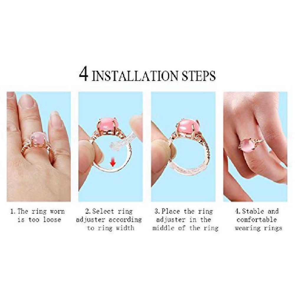 [SG SELLER] Ring Size Silicon Adjuster for resizing loose rings in your ...