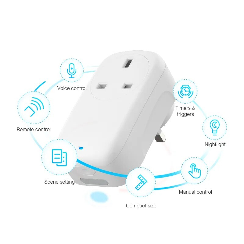 Broadlink Smart WiFi Plug SP4L Power Socket Singapore 3 Pin Type 13 Amp ...