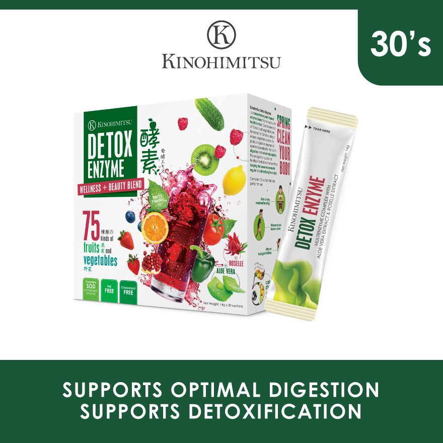 KINOHIMITSU Detox Enzyme (Digestion and Nutrient Absorption) 14g x 30s ...