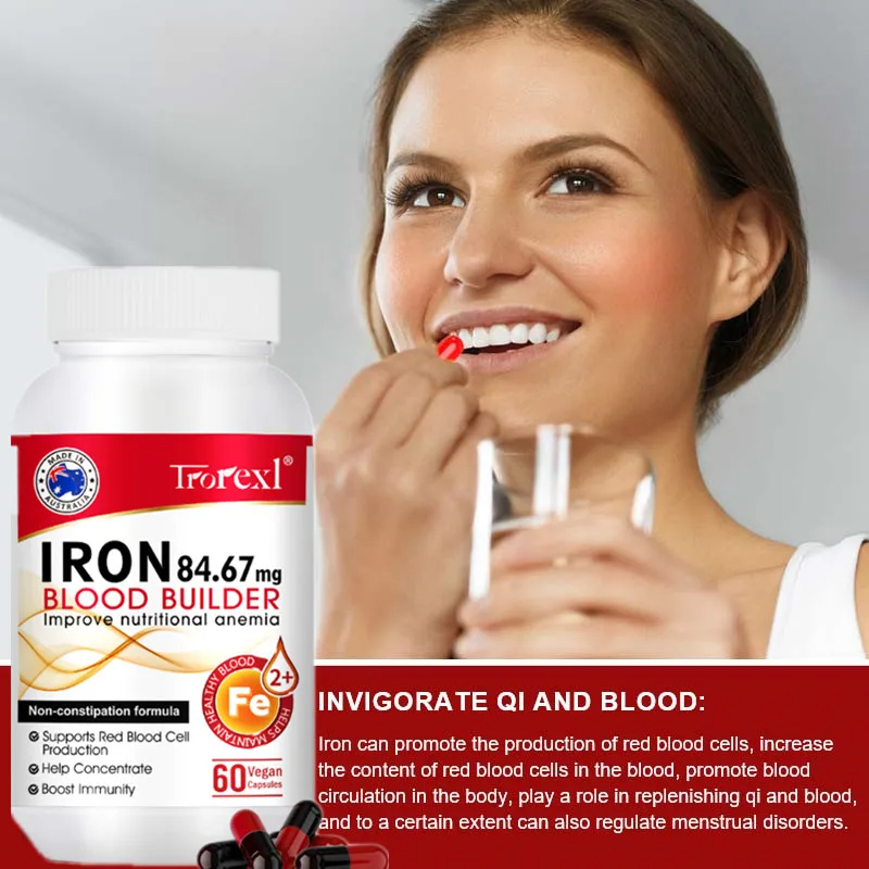 [Next Day Delivery]Trorexl blood supplement anemia Increase body iron ...