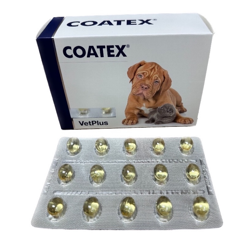 Coatex Vetplus food supplement for cats & dogs (60s) | Shopee Singapore