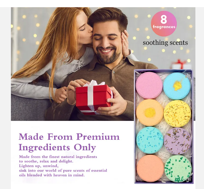 Springs aromatherapy Steamers Tablets Set 8pcs Fatigue Relief Essent ...