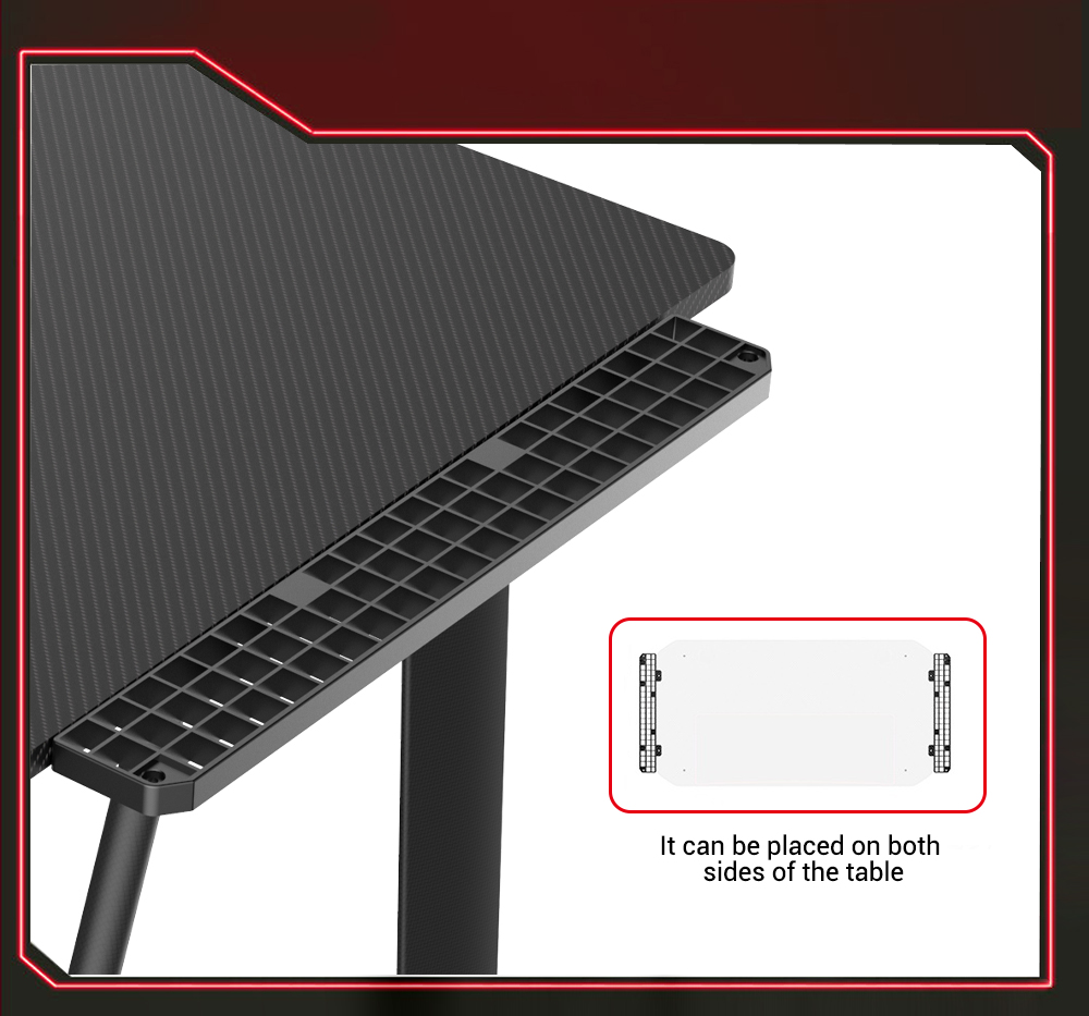 AEGIS BFORCE Ergonomic Computer Gaming Desk, Extend Panel, Free ...