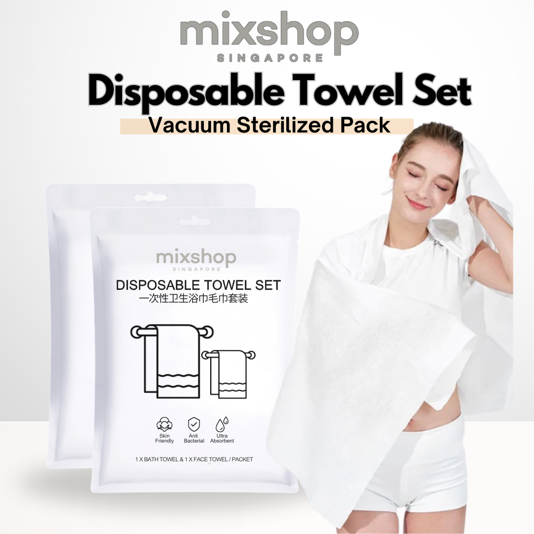 mixshop Disposable Bath and Face Towel for Travel and Sports use ...