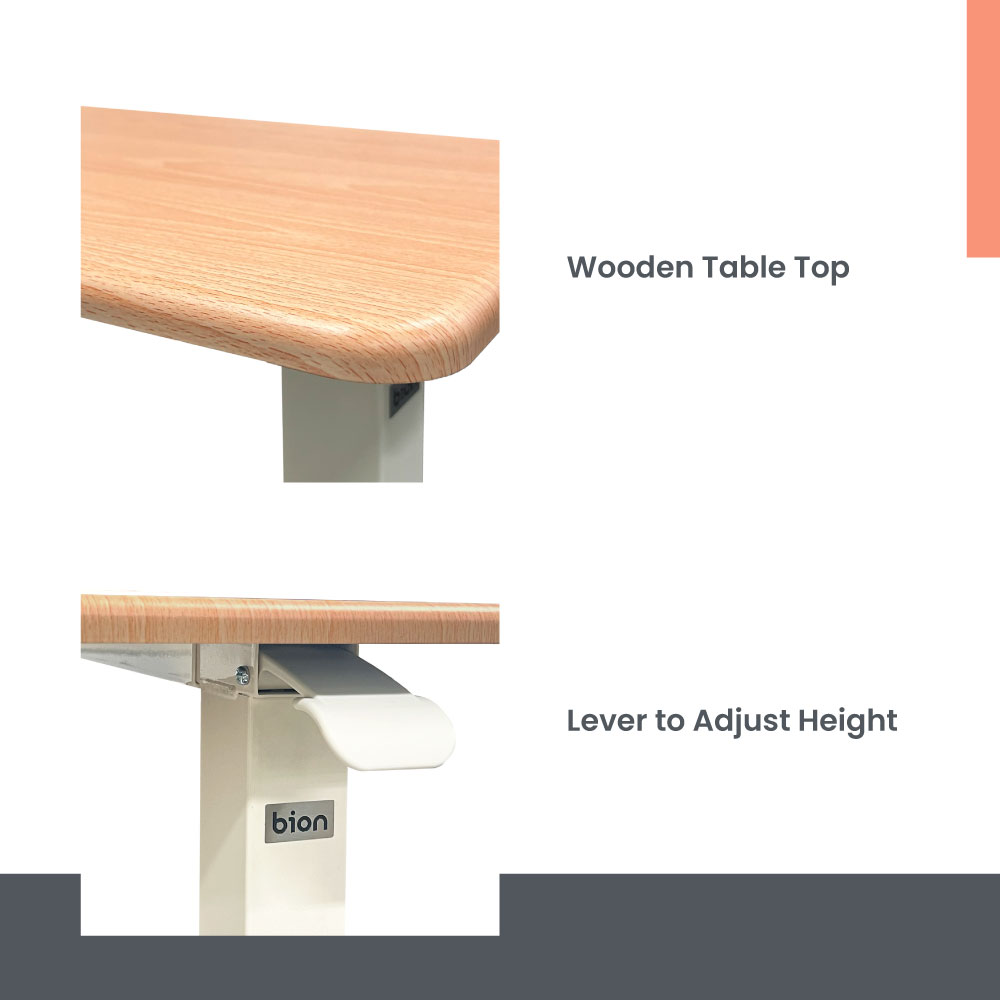 Bion Overbed Table D100 | Side Table Legroom Available Height ...