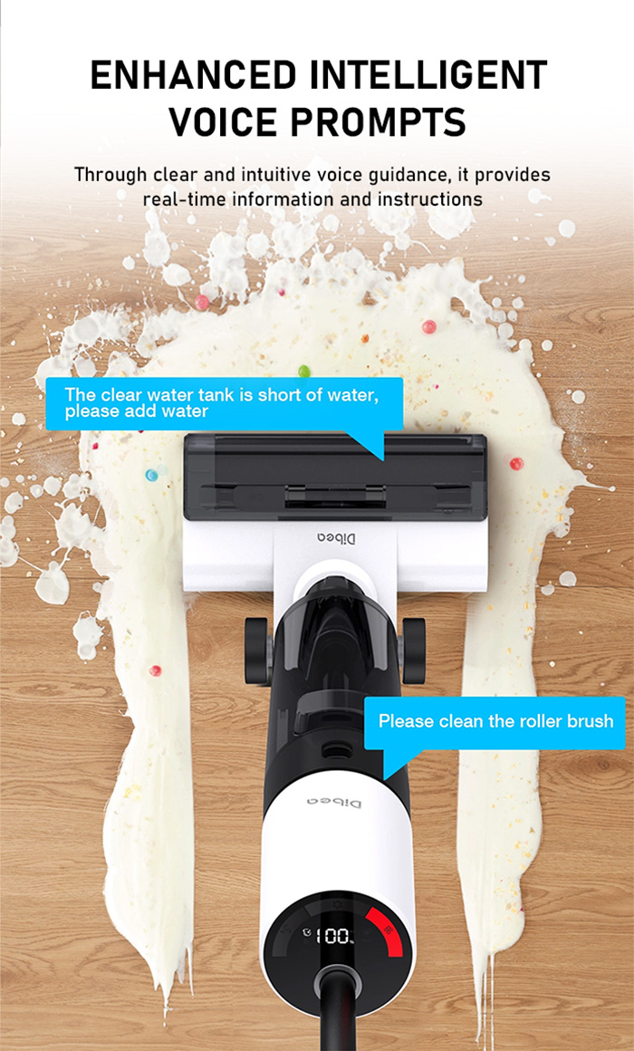 [NEW] Dibea H8 Cordless Smart Wet Dry Floor Washer & Vacuum Cleaner ...