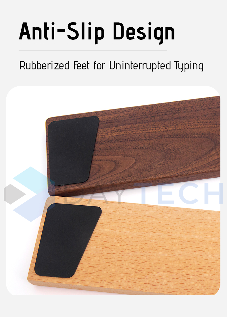 Keyboard Wrist Rest - Premium Walnut Wood | Suitable for 60%, 65%, 75% ...