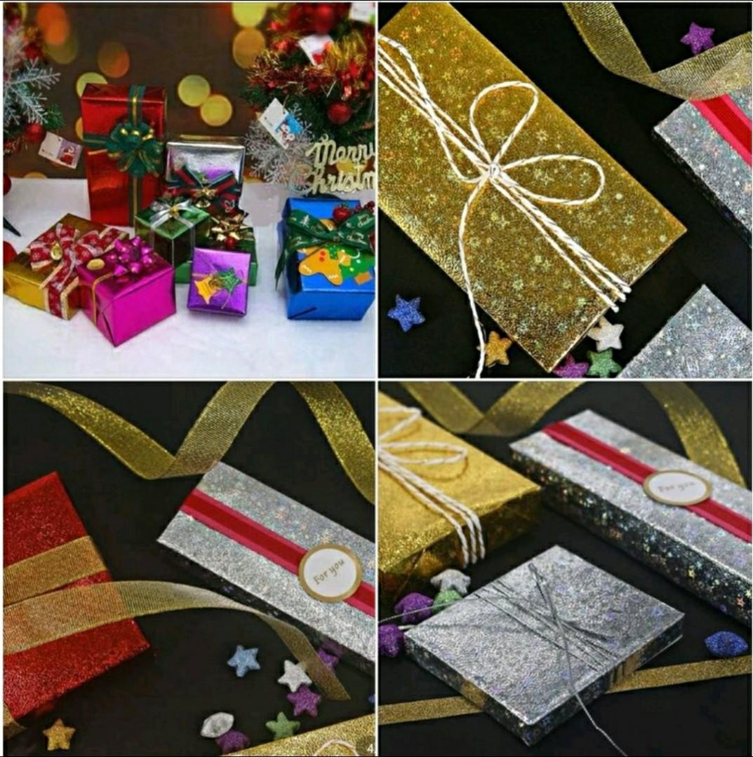 [5 Sheets Bundle] [WRP 07] Wrapping Paper | Gift Wrapper | Shimmery ...