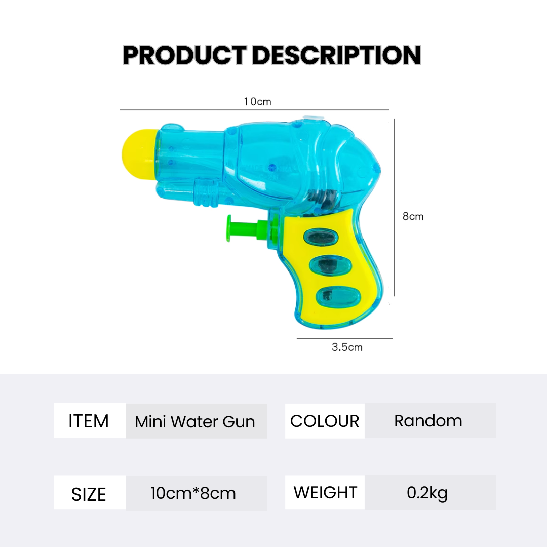 mixshop Portable Mini Water Gun/Children Kids Toys/Party Gifts/Goodies ...