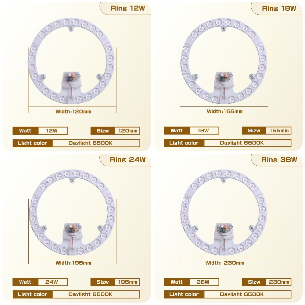 LED Ceiling Light replacement 18W 24W 36W Remote control dimming ...