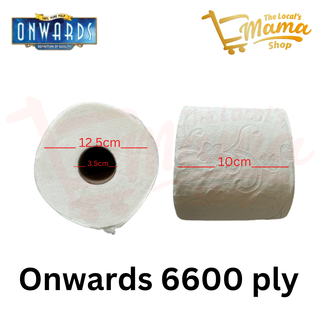 [CARTON] 3 PLY x 2200 sheet | 6600 PLY | Onwards Bathroom Toilet Paper ...